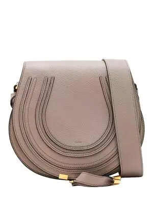 Chloé Marcie Shoulder Bag - Grey