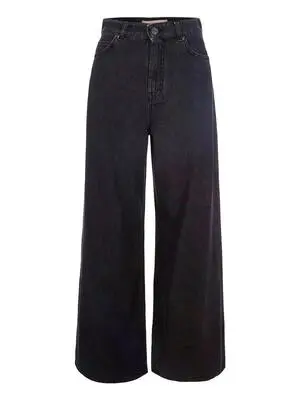 Max Mara Wide-leg Jeans - Black