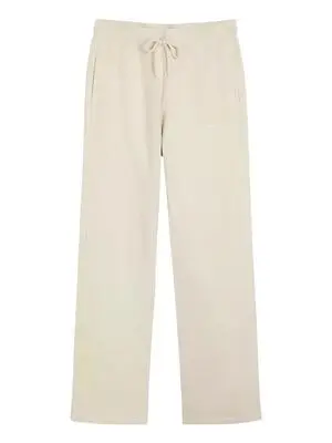 COLE BUXTON Logo-embroidered Straight-leg Track Pants - Neutrals