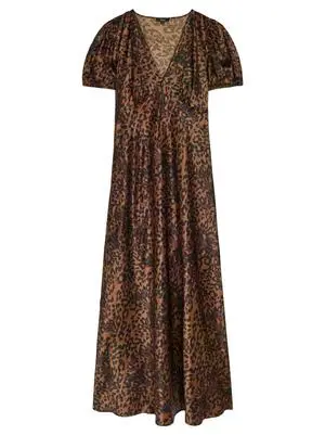 Rails Junia Leopard Maxi Dress - Brown