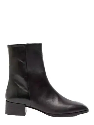 AeydĒ Lee Leather Ankle Boots - Black