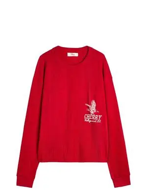 CHERRY LA Long-sleeved T-shirt - Red
