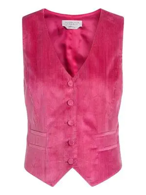 Gabriela Hearst V-neck Waistcoat - Pink