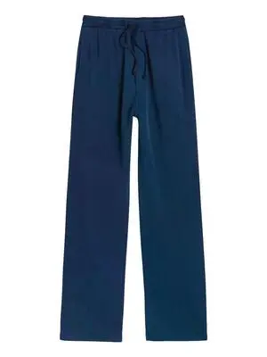 THE ELDER STATESMAN Drawstring Track Pants - Blue