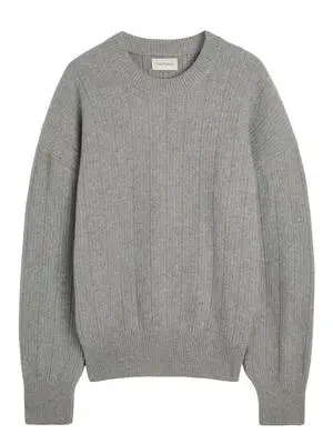 Oliver Spencer Ribbed Knit Sweater - Grey
