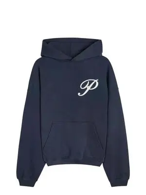 PICANTE Logo-embroidered Hoodie - Blue