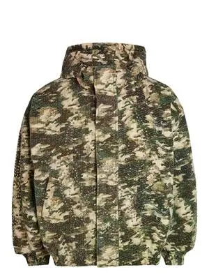 CHEW FOREVER Studded Camouflage Jacket