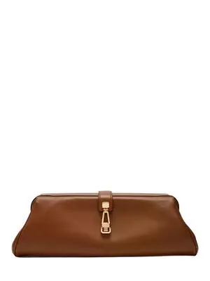 Gabriela Hearst Paola Clutch Bag - Brown