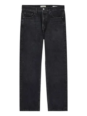 FRAME Straight-leg Jeans - Black