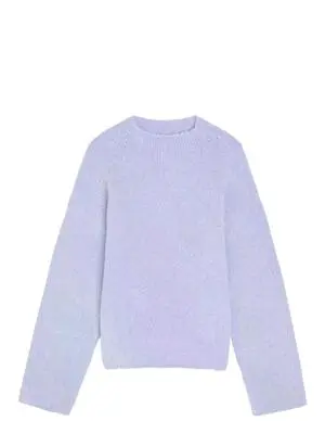 FORTE_FORTE Suri Round-neck Sweater - Purple