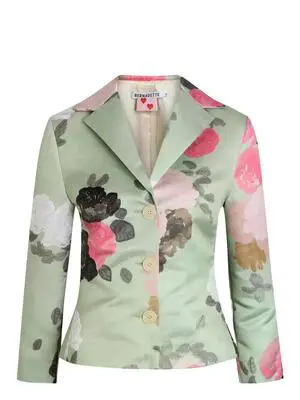 Bernadette Elle Floral-print Jacket - Green
