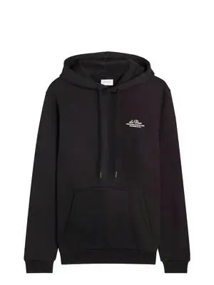 LES DEUX Ben Globe Hoodie - Black