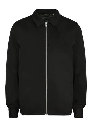 LES DEUX Coach Zip-up Jacket - Black