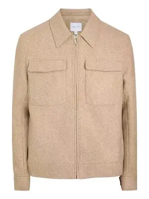 RAITH Fabien Pocket Zip-Fastening Shirt Jacket Neutrals