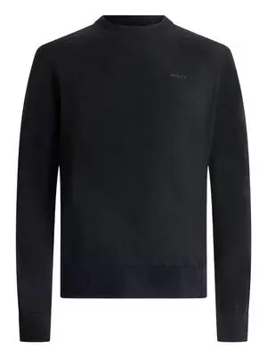 Bally Crew Neck Wool Sweater - Black