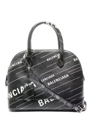 Balenciaga Ville Top Handle M Tote Bag - Black