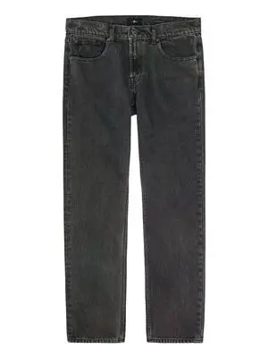 7 For All Mankind Straight-leg Jeans - Grey