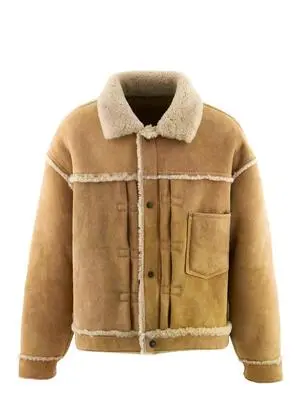 SAINT MXXXXXX BB Mouton Shearling Collar Jacket