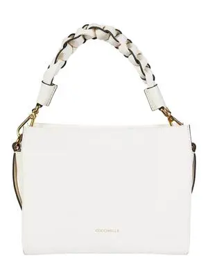 COCCINELLE Boheme Top-handle Cross Body Bag - White