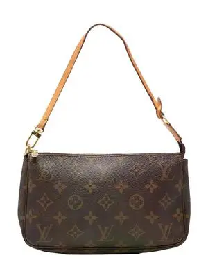 LOUIS VUITTON 2002 Monogram Pochette Accessoires - Brown