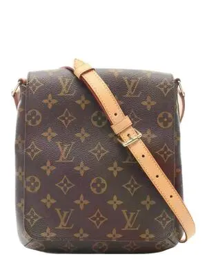 LOUIS VUITTON 2004 Monogram Long Strap Shoulder Bag - Brown