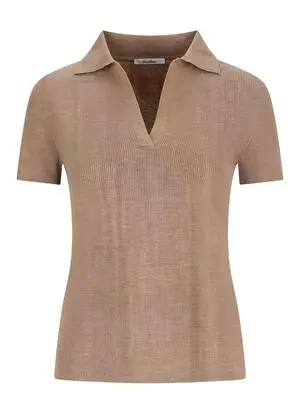 Max Mara V-neck Knit Top - Brown