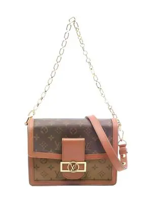 LOUIS VUITTON 2021s Mm Dauphine Monogram Shoulder Bag - Brown