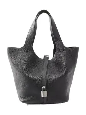 Hermès 2022 Picotin Lock Tote Bag - Black