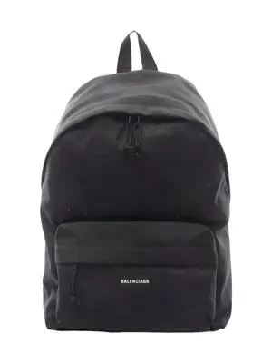Balenciaga 2010-2025 Nylon Explorer Backpack - Black