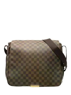 LOUIS VUITTON 2006 Damier Ebene Bastille Crossbody Bag - Brown