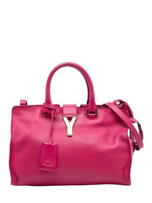 Saint Laurent Cabas Chyc Satchel - Pink