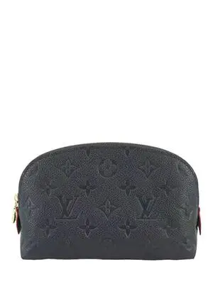 LOUIS VUITTON Monogram Empreinte Pochette Cosmetique - Blue