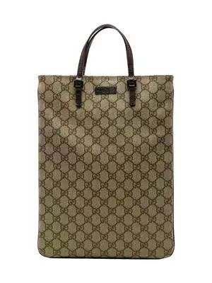 Gucci Gg Supreme Tote Bag 2000-2015 - Brown