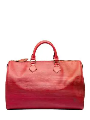 LOUIS VUITTON 1995 Epi Speedy 35 Boston Bag - Red