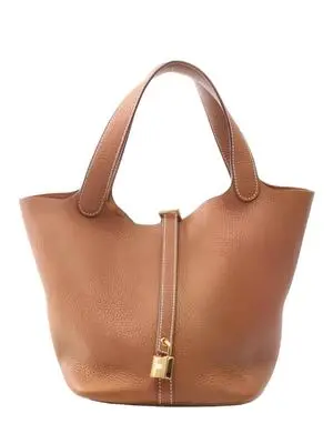 Hermès 2021 Picotin Lock Mm Tote Bag - Brown