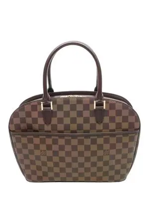 LOUIS VUITTON 2004 Damier Ebene Sarria Horizontal Handbag - Brown