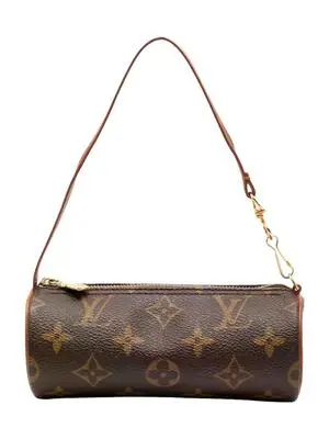 LOUIS VUITTON 1990-2010 Monogram Papillon Pochette - Brown