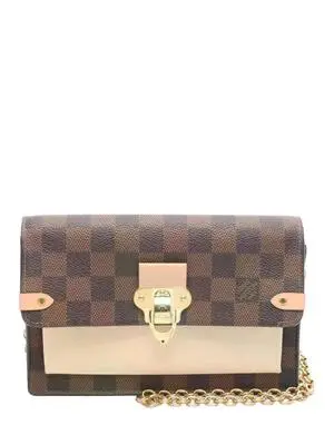 LOUIS VUITTON 2019 Damier Ebene Vavin Wallet On Chain Crossbody Bag
