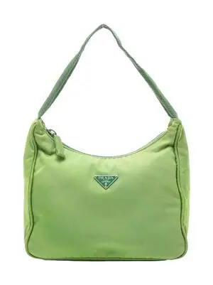 Prada 2000-2013 Tessuto Shoulder Bag - Green