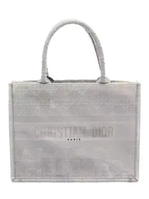 Dior 2000s Geometric-pattern Tote Bag - Grey