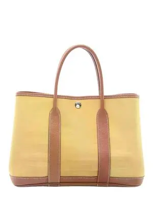 Hermès 2021 Garden Party 30 TPM Tote Bag Yellow