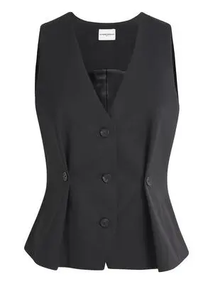 CLAUDIE PIERLOT Button Pleat Waistcoat