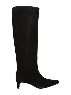 Staud Suede Knee-high Boots 55 - Black