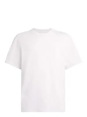 Ami Cotton Embroidered Logo T-shirt - White