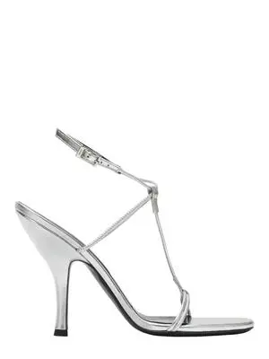JUDE Mixer Sandal In Leather - Metal