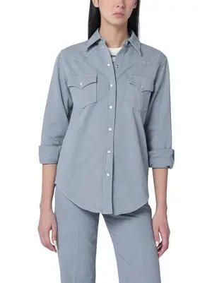 A.p.c. Cotton Shirt - Blue