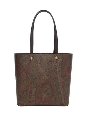 Etro Essential Medium Arnica Bag With Pouch - Brown