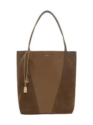 Chloé Spin Tote Bag - Brown