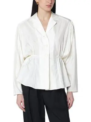 Chloé Silk-blend Blouse - Beige