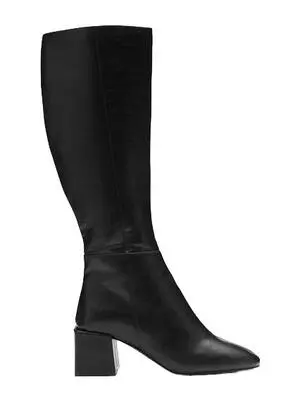 THERAPY AUSTRALIA Wolf Block Heel Tall Boots - Black Pu